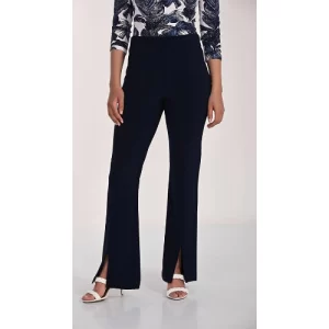 Frank Lyman Front-Slit Knit Pant - Helen Ainson